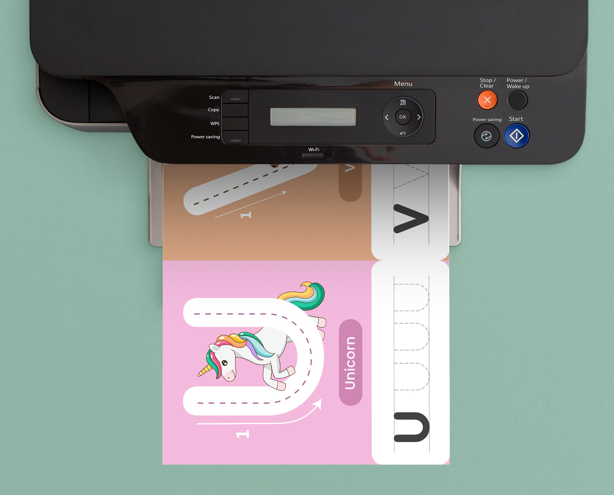 Educational Tracing Alphabet Worksheet for Kids - Animal Theme ...