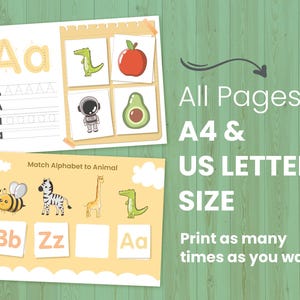 Alphabet Busy Book - Educational ABC Busy Book for Toddler - Letter ...