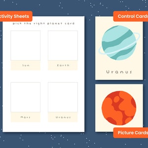 Solar System Flashcards - Learn and Fun - Printable Montessori ...