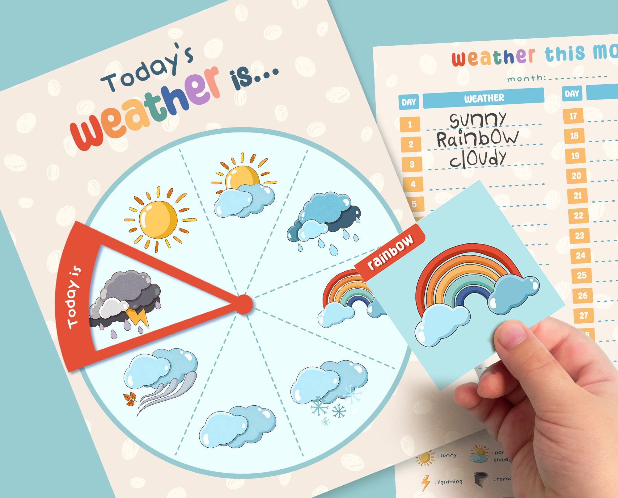 Weather Activity Bundle - Seasons Activity - Interactive Preschool ...