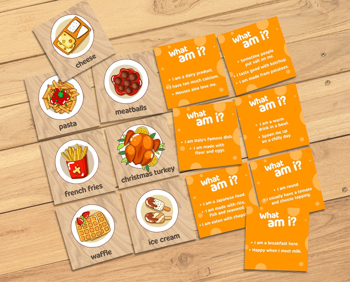 Printable Custom Card Game Bundle Preschool Kids Activity Montessori ...