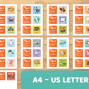 Printable Who Am I Card Game Bundle - Set of 3 - Preschool Kids ...