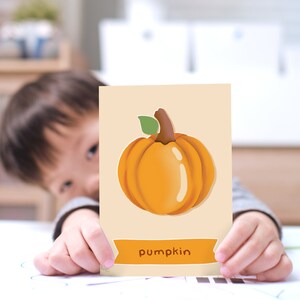 Fruits and Vegetables Flash Cards - Learning Flash Cards - Montessori ...
