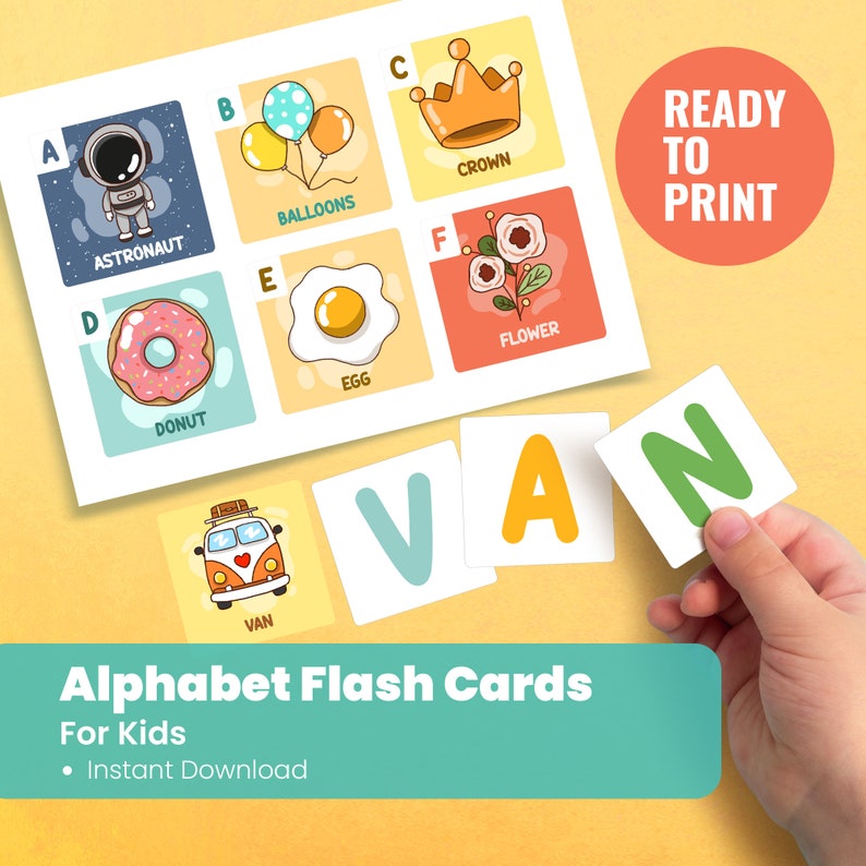 Printable Alphabet Flash Card Games for Kids - ABC Flashcards ...
