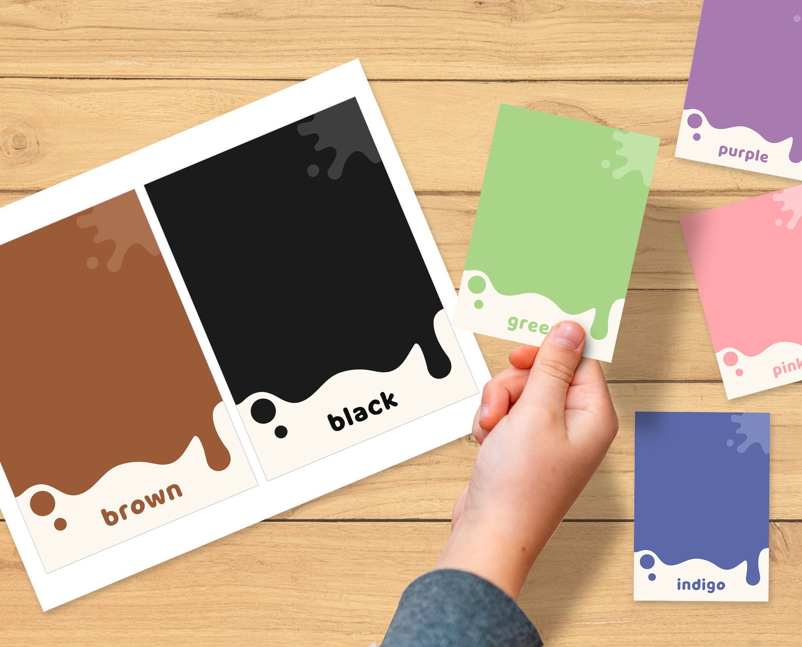 Printable Color Flashcards for Kids - Educational Color Cards ...