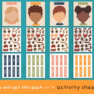 Emotions Activity Bundle - Toddler Emotions Chart - Homeschool Activity ...