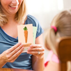 Fruits and Vegetables Flash Cards - Learning Flash Cards - Montessori ...