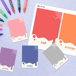 Printable Color Flashcards for Kids - Educational Color Cards ...