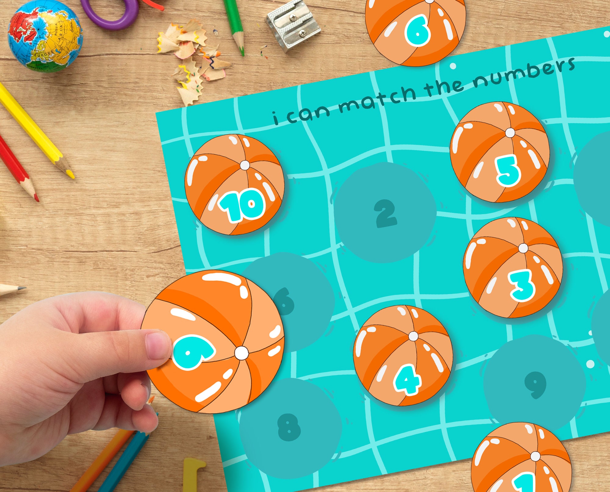 Summer Busy Book - Printable Preschool Activity Book - Toddler Learning ...