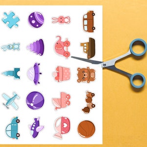 Color Sorting Activity - Color Matching Worksheets - Homeschool Color ...