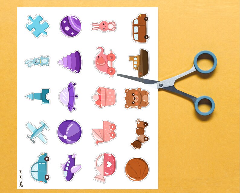 Color Sorting Activity Color Matching Worksheets Homeschool Color ...