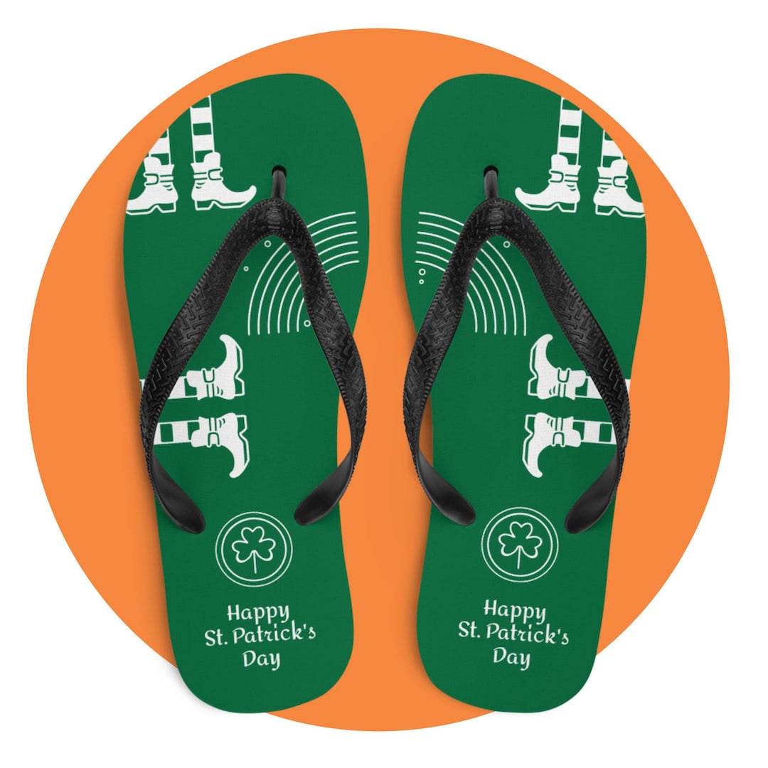 Fun Flip-flops, St. Patrick's Day - Etsy