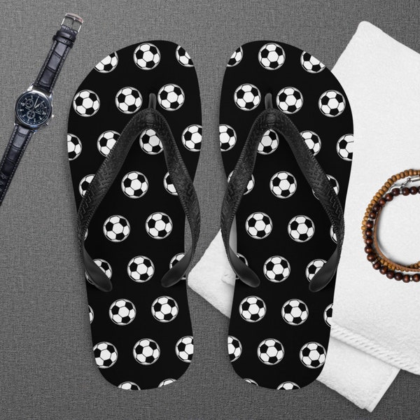Football Flip Flops - Etsy
