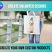 Canva Frames Santa Hat, Editable Template, Canva Frame Christmas, Fill ...