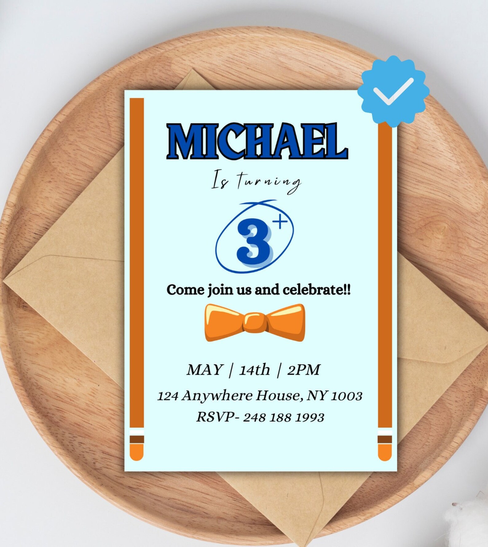 School Birthday Invitation, Kids Theme Invitation, Boy Invitation ...