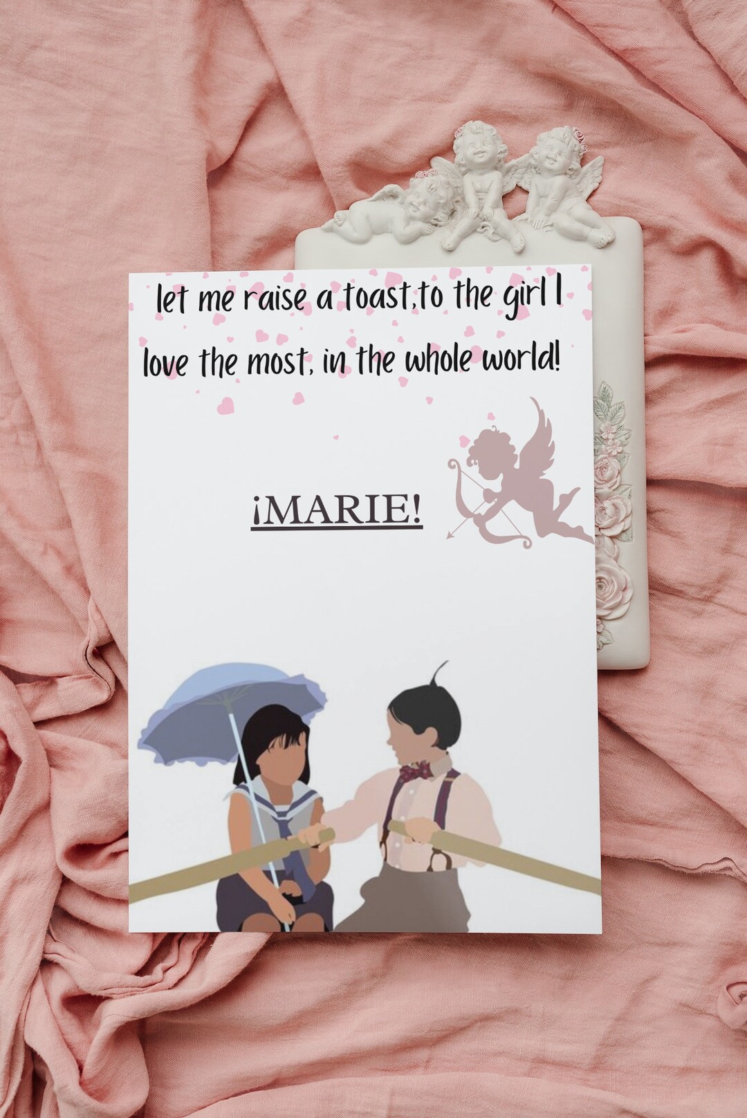 Custom Name Love Card - Etsy