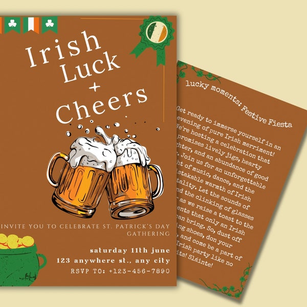 Irish Invitation - Etsy