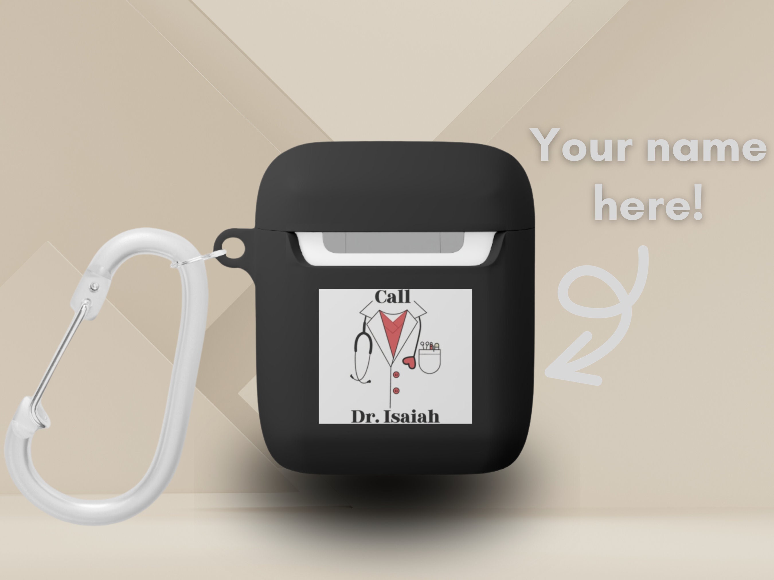 Custom Cute AirPod Case, AirPod With Funny Music Sick Beat Joke ...