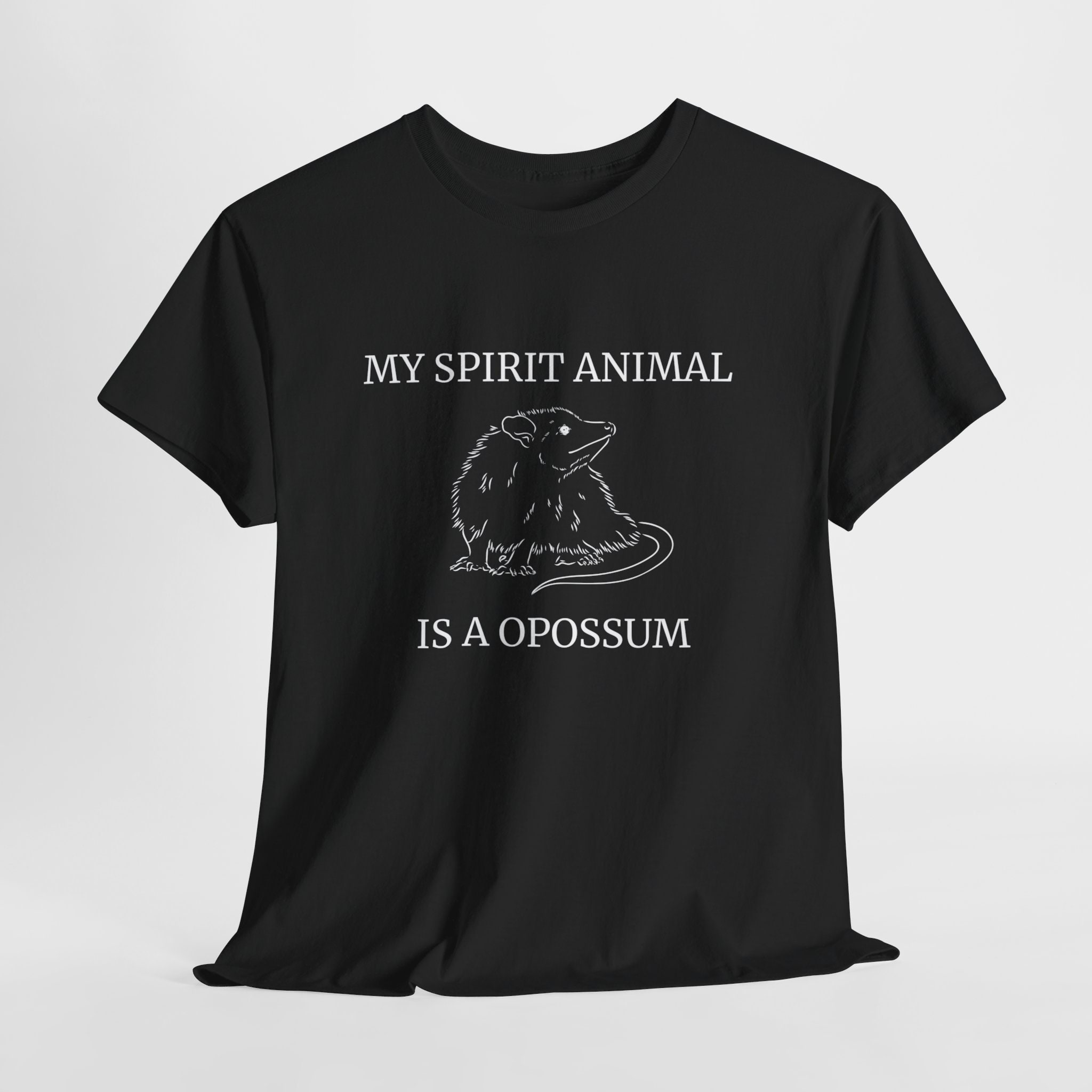 My Spirit Animal is a Opossum Meme Vintage Funny Silly T-shirt Graphic ...