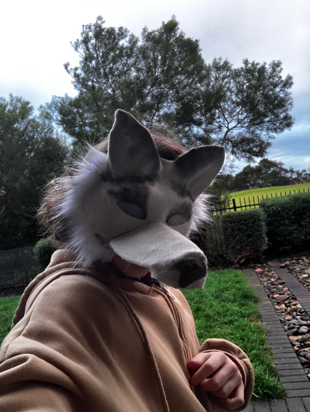 Marble Fox Therian Mask - Etsy