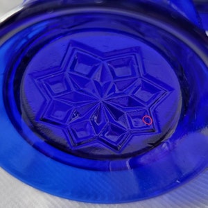 Antique Robin in Tree Cobalt Blue Mug Mosser Glass Bryce Bros EAPG ...