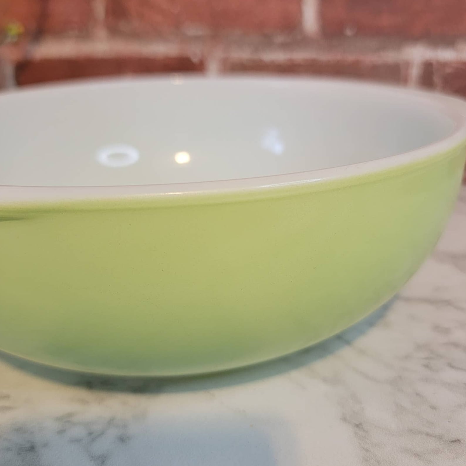 Vintage Pyrex Lime Green Round Baking Dish 2 Quart 024 Casserole Dish ...