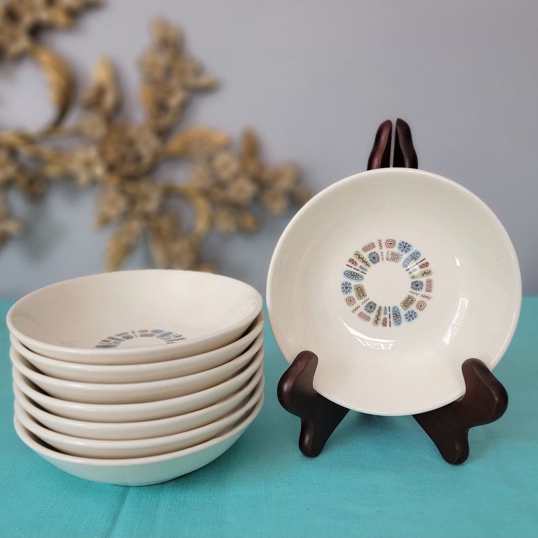 Vintage Temporama Dura-gloss 5.25 Bowls Canonsburg Pottery Dura-gloss ...