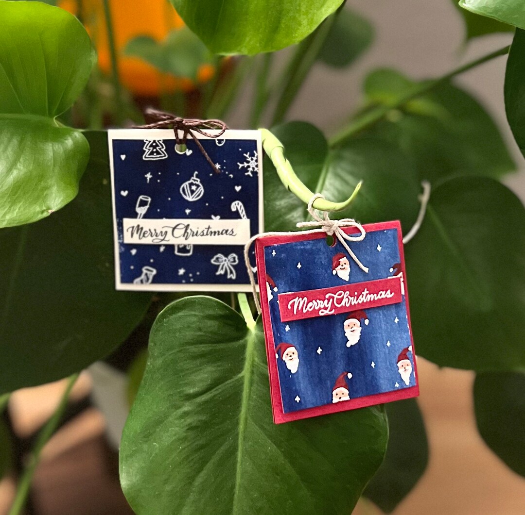 Unique Handmade Mini Christmas Cards/ornaments - Etsy