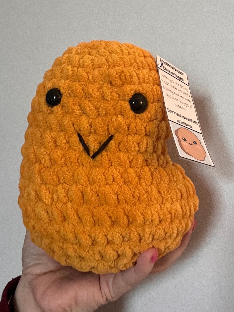 Emotional Support Chicken Nugget - Etsy