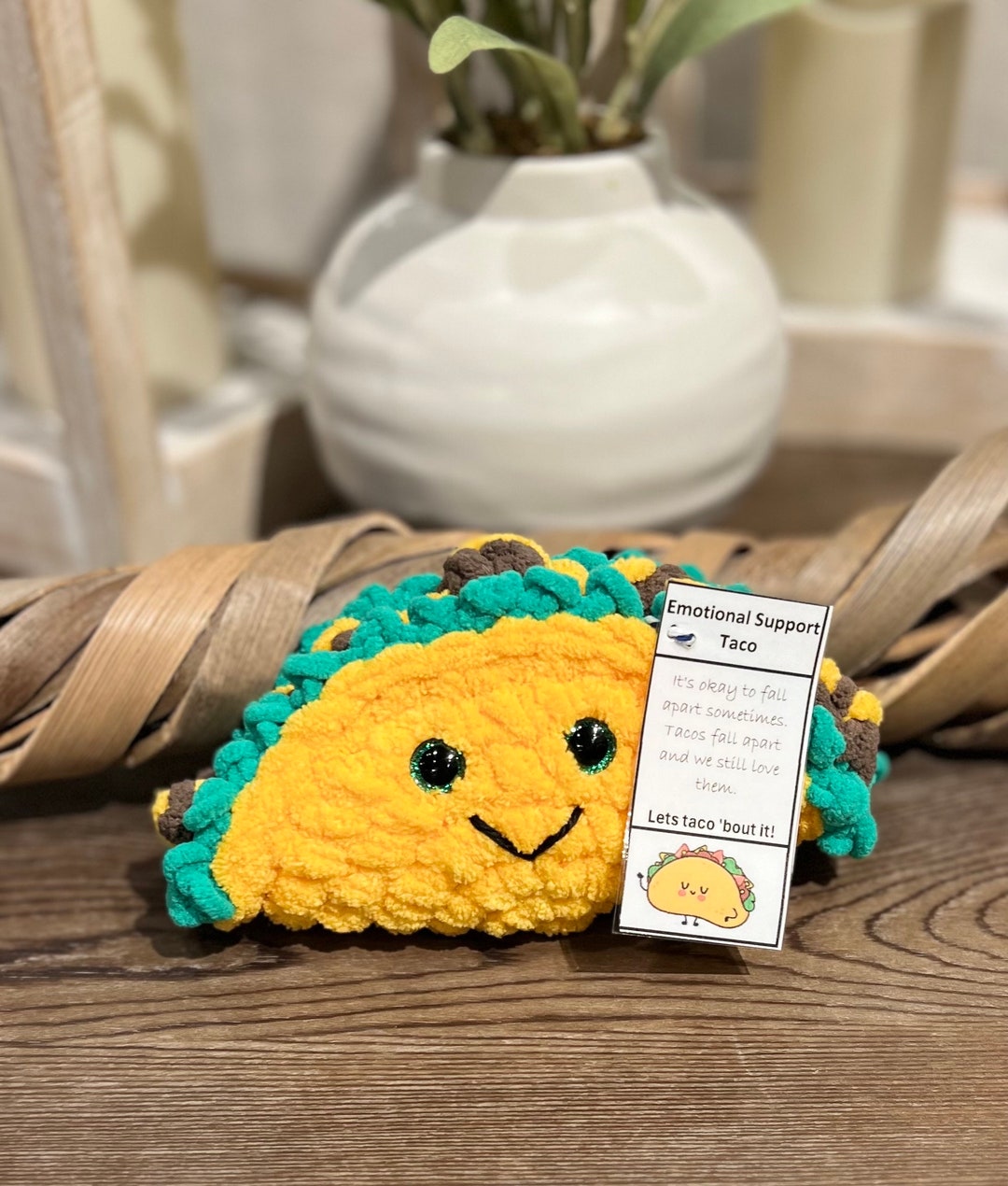 Emotional Support Taco - Etsy