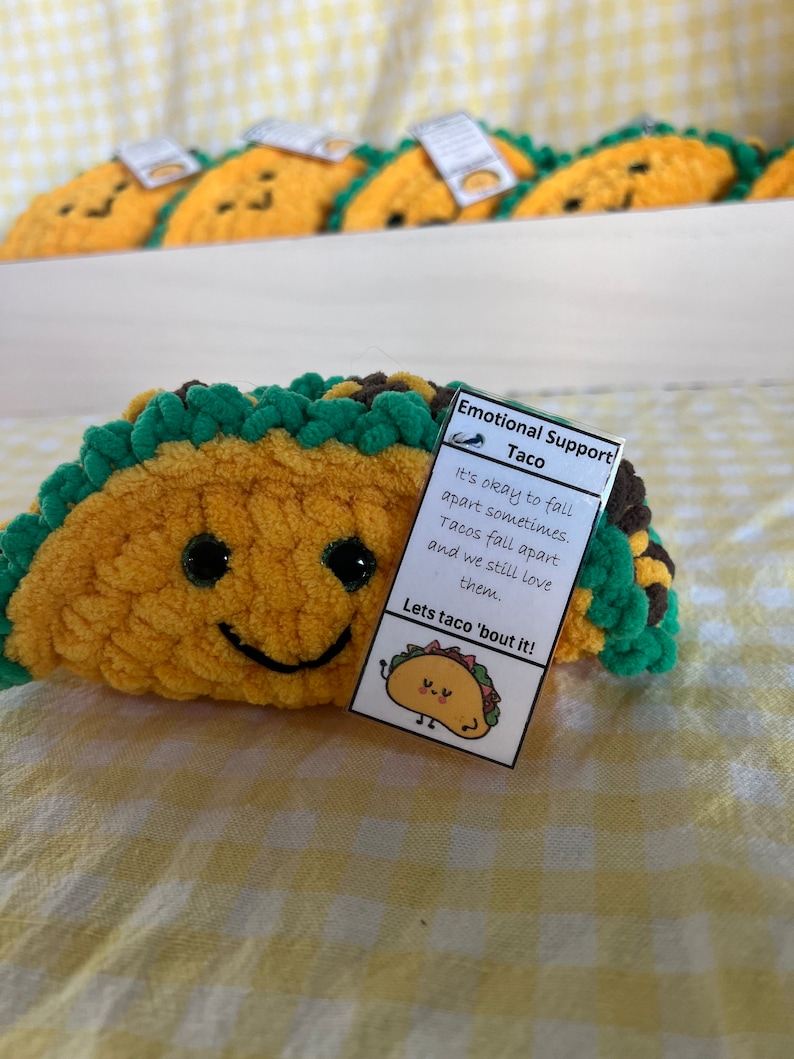 Emotional Support Taco - Etsy