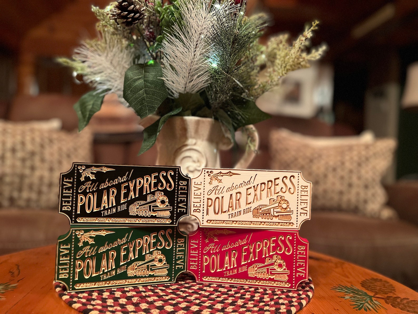 Polar Express Sign, Christmas Sign, Polar Express, Believe, Train Sign ...