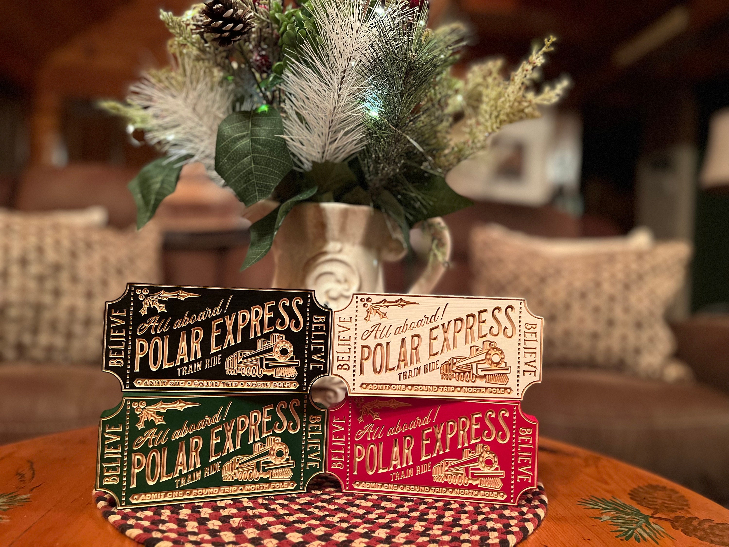 Polar Express Sign, Christmas Sign, Polar Express, Believe, Train Sign ...