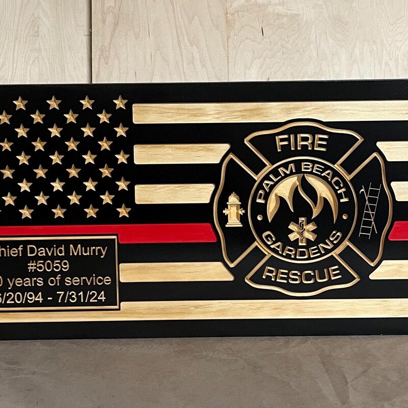 Firefighter Sign - Etsy