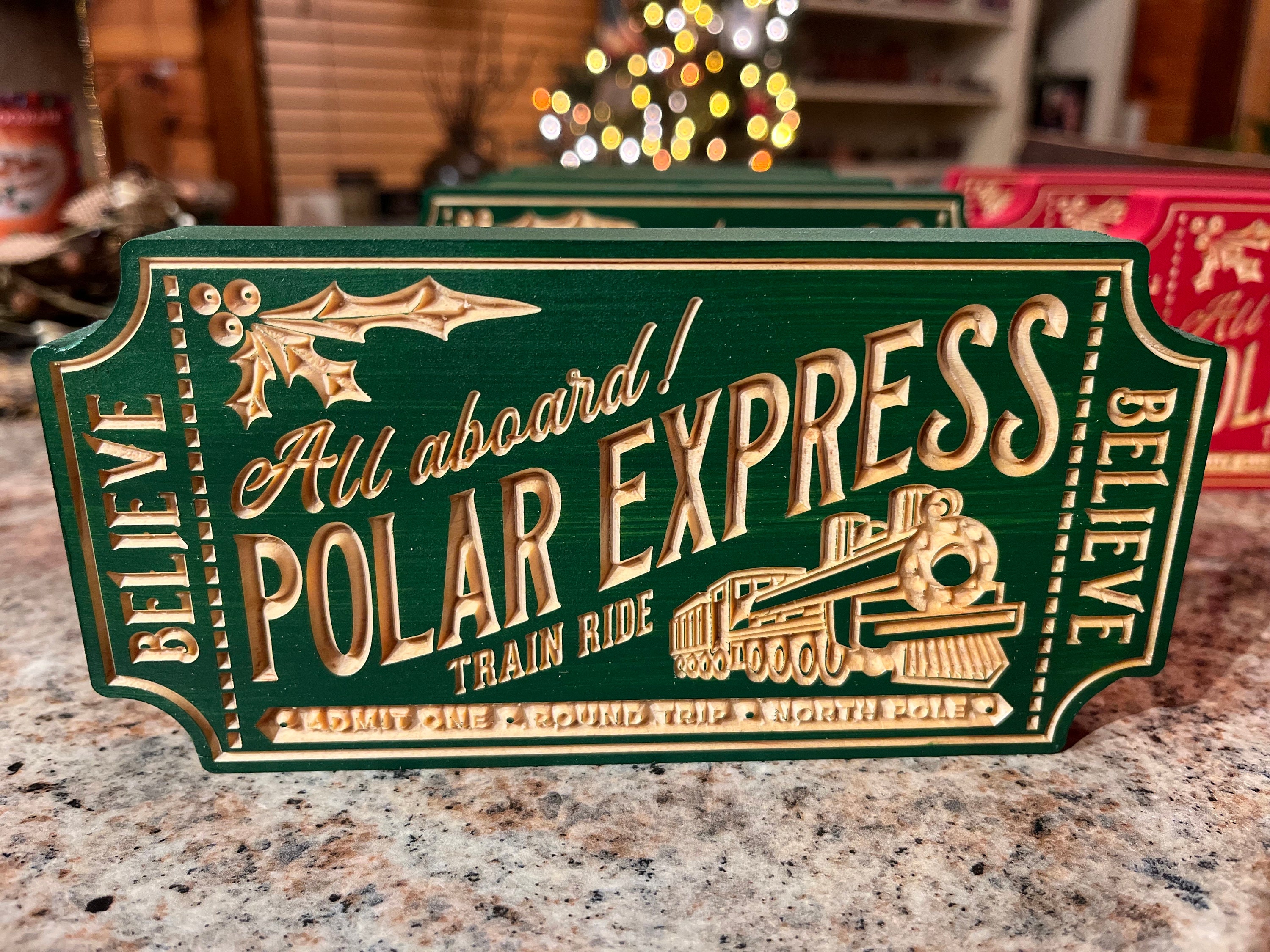 Polar Express Sign, Christmas Sign, Polar Express, Believe, Train Sign ...