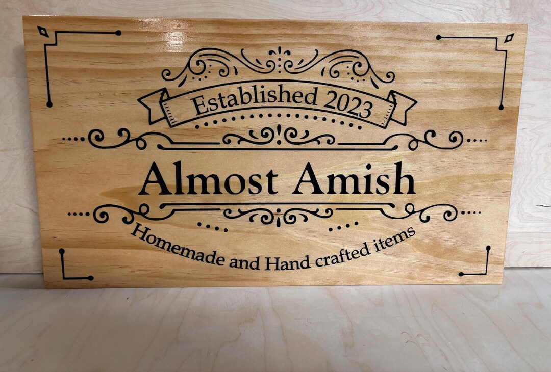 Personalized Rustic Wooden Business Sign: Hand-painted Custom Signage ...