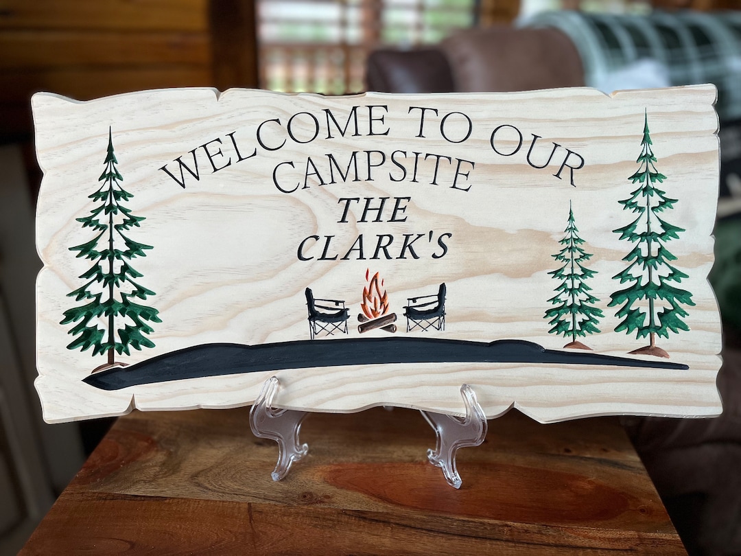 Personalized Camp Sign, Personalized Sign, Personalized Gift - Etsy