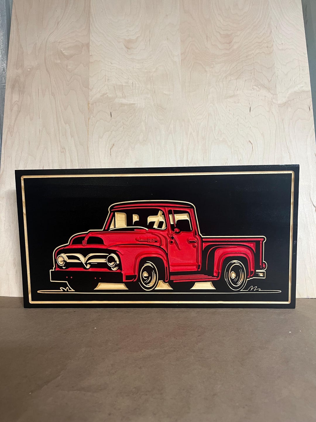 Vintage 1955 Ford Garage Sign Unique Gift for Car Lovers & Dad's Man ...