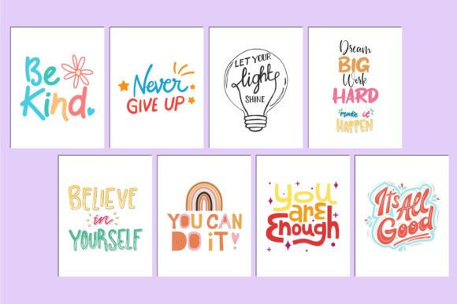 Kids Positive Affirmations for Canva - Etsy