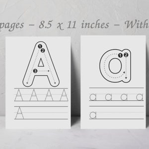Alphabet Tracing for Kids KDP Interior - Etsy