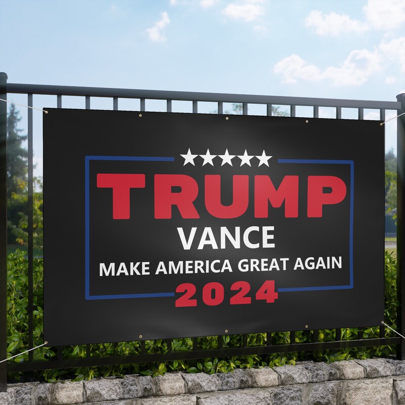 Trump 2024 Vinyl Banners - Etsy
