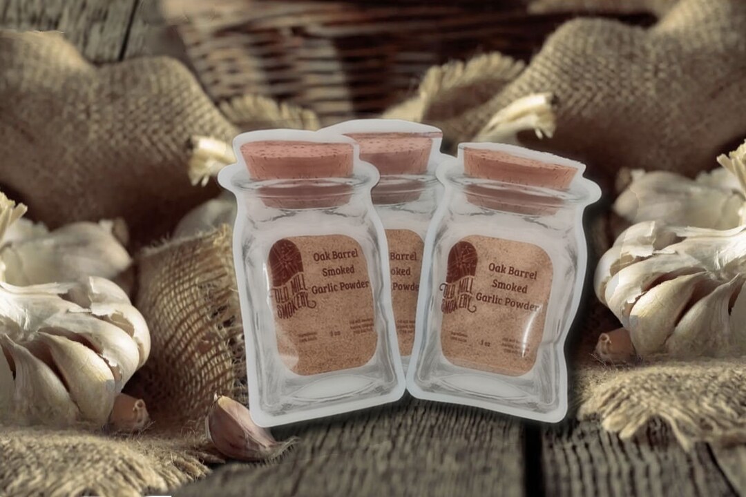 Bourbon Oak Barrel Wood Smoked Garlic Powder 3 Oz Pkg, or a Sample Size ...