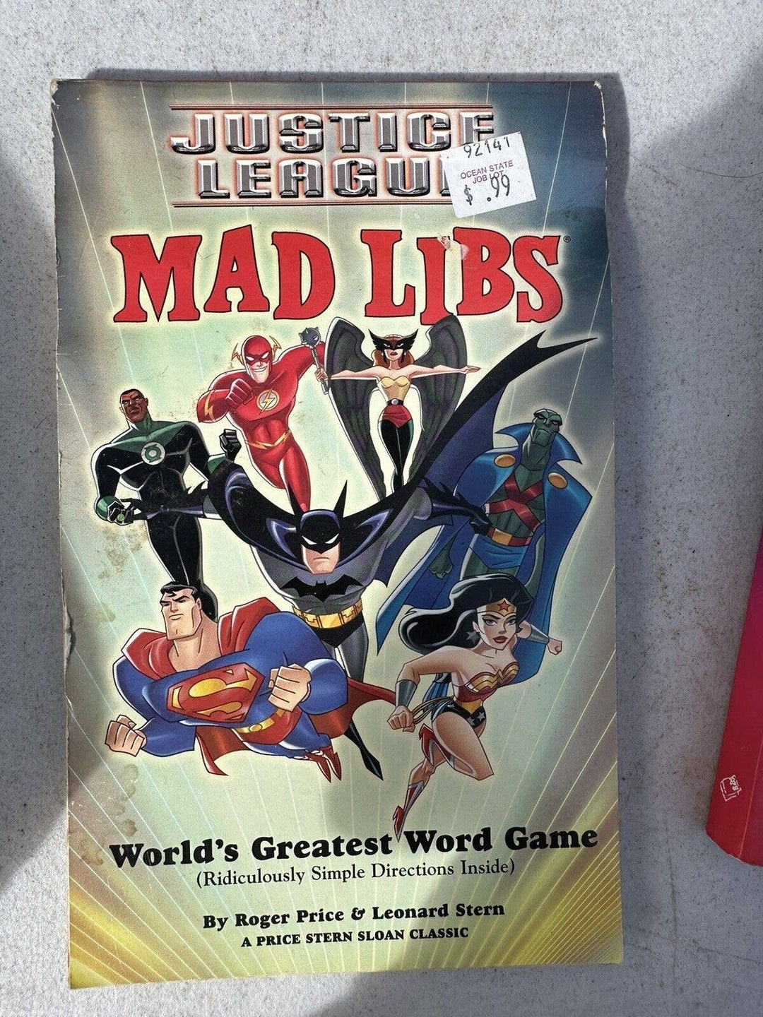 Justice League Mad Libs by Leonard Stern & Roger Price - Etsy