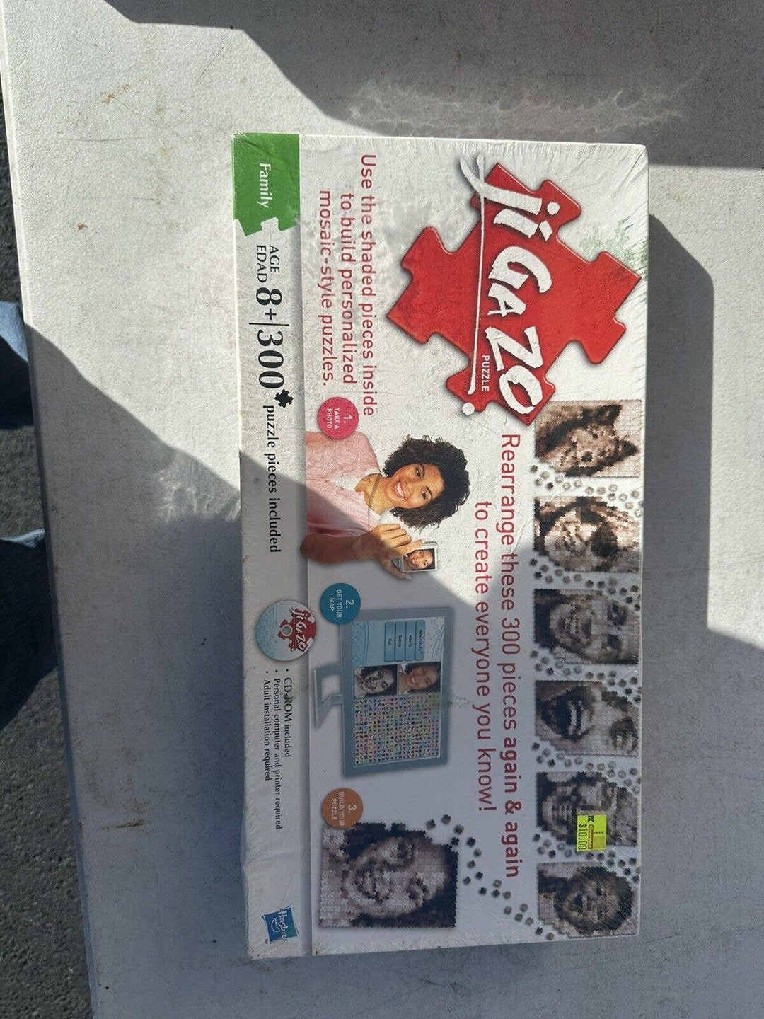 Hasbro Jigazo Puzzle Family Fun Mosaic Style Personalized Jigsaw ...