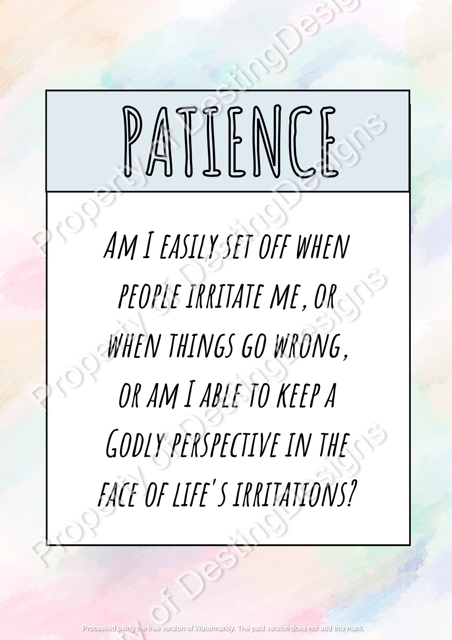 Spiritual Checkup List Cards - Fruits of the Spirit - Etsy