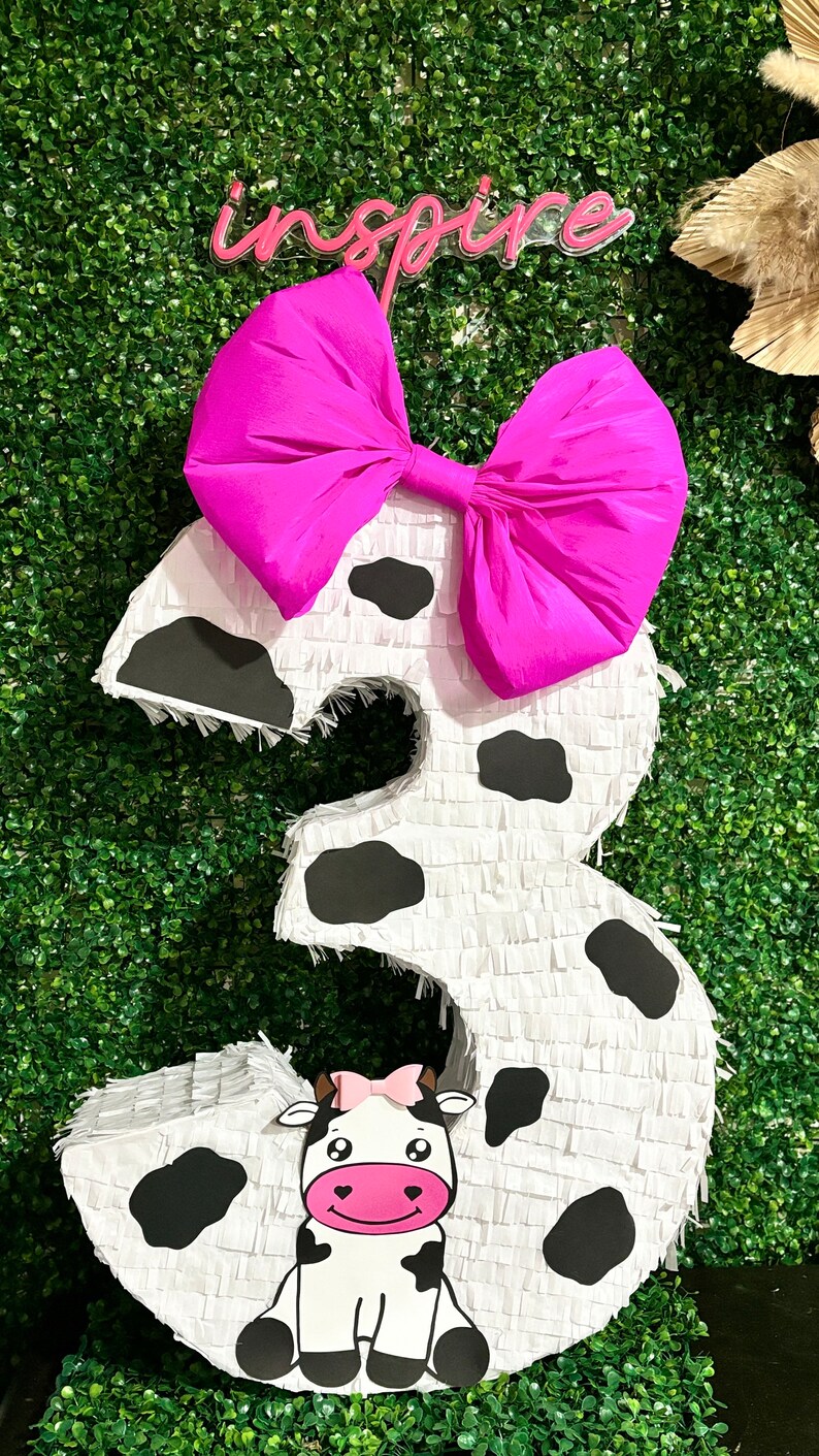 Piñata Cow Number - Etsy