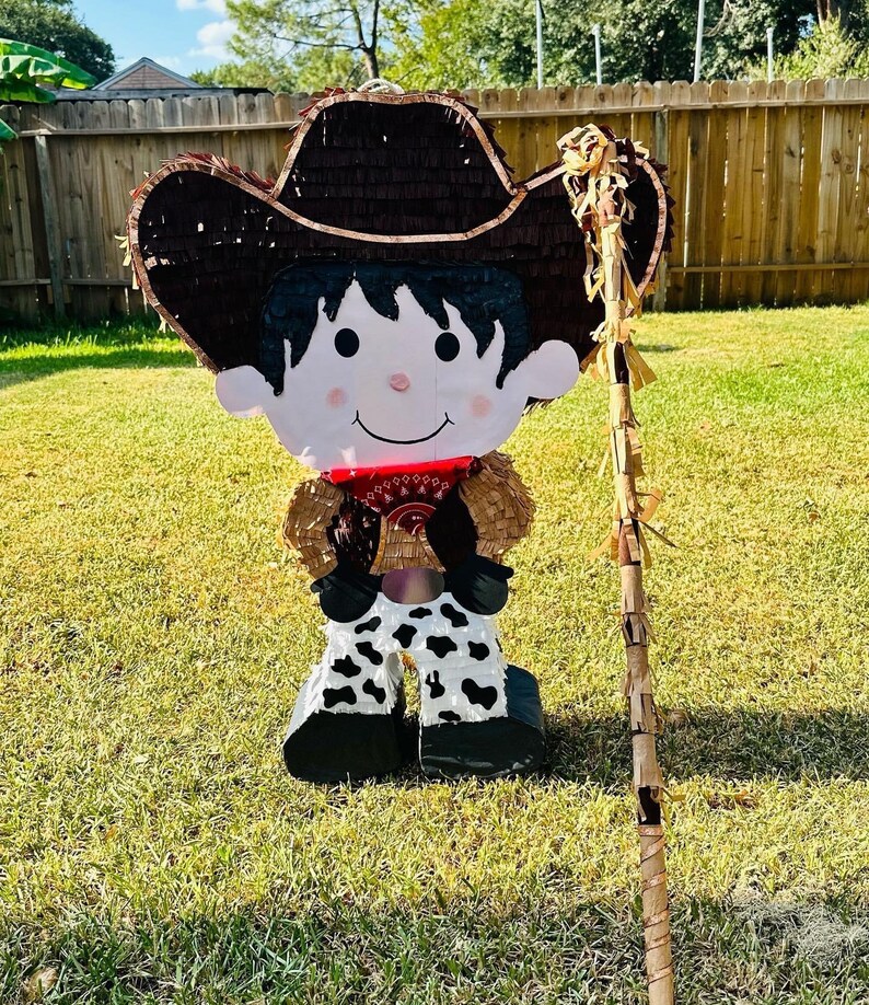 Cow Boy Piñata Piñata De Vaquero - Etsy