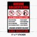No Flyers STICKER, No Flyers Thank You, Mail Box Sticker, Mail Box ...
