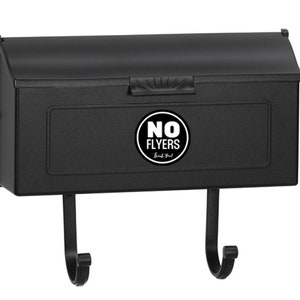 No Flyers STICKER, No Flyers Thank You, Mail Box Sticker, Mail Box ...