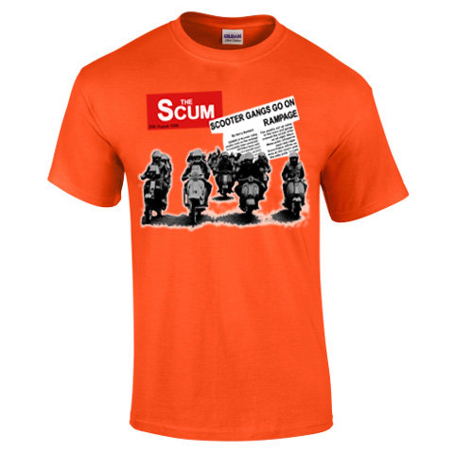 The Scum Classic Scooterboy T-shirt Scooterist Vespa - Etsy